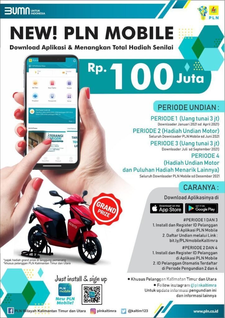 PLN Siapkan 100 Juta Rupiah Bagi Pengguna PLN Mobile, Ini Syaratnya ...